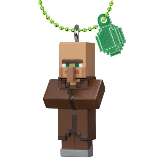 バンダイ 食玩 マインクラフト マスコット＆ビスケット ●世界的大ヒットゲーム『MINECRAFT』より、ボールチェーン付きマスコットがセットになったビスケットが登場！ マスコットはドロップアイテム付きの豪華ダブルチャーム仕様！！ ※1個袋...