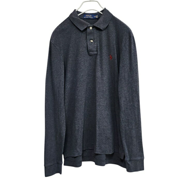 ブランドPolo Ralph Lauren　ポロラルフローレンアイテム長袖ポロシャツカラーチャコールグレーサイズサイズM　　　　　　　　　　　　　　　　　　　　　　　　　　　　　　　　　　　　　　　　　　　　　　　　　　　　　　　　　着丈　...