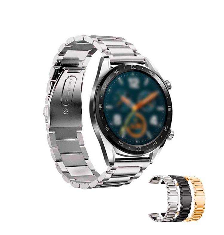 Huawei Watch GT 46mm 交換バンド 高級ステンレス ベルト ファーウェイウォッチ GT 46mm メタル 交換リストバンド適合：Huawei Watch GT 46mmT Huawei Watch GT 46mm に対応す...