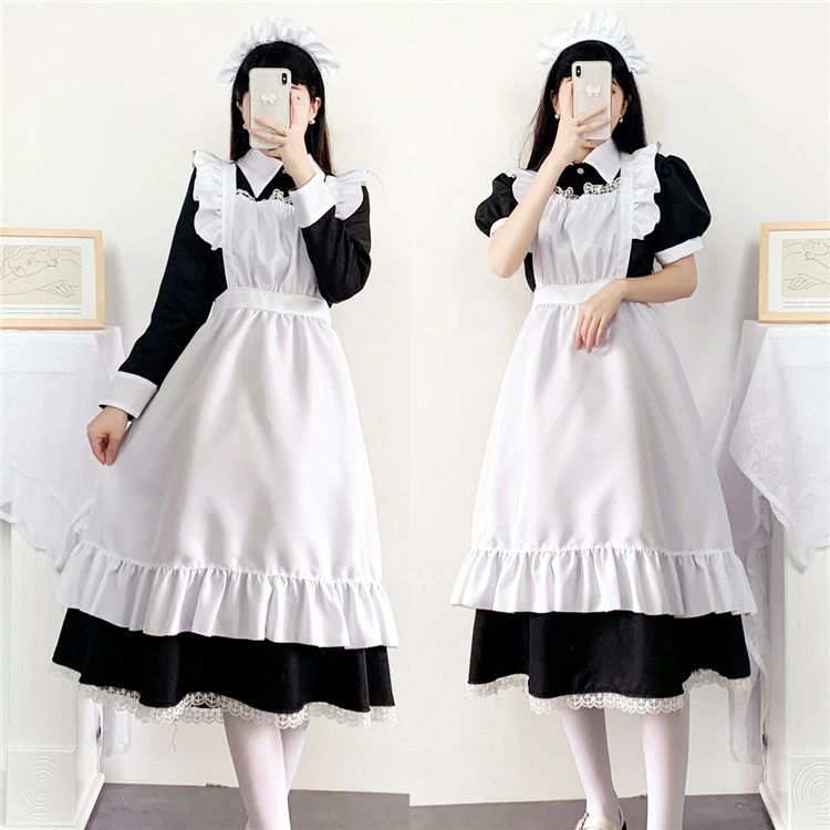 商品詳細 商品内容 ワンピース+エプロン+カチューシャ 素材 綿、ポリエステル カラー 写真通り サイズ （cm/kg） ★具体的な寸法は画像をご確認ください。 ※サイズは平置きの状態で計測しています。 ※測る箇所により、若干の誤差が生じる...