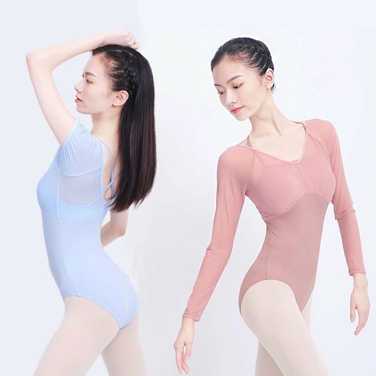 商品詳細 商品内容 ·レオタード 素材 ポリエステル92%　ポリウレタン8％ カラー ピンク·半袖　ブルー·半袖　ピンク·長袖　ブルー·長袖 サイズ ★具体的な寸法は画像をご確認ください。 ...