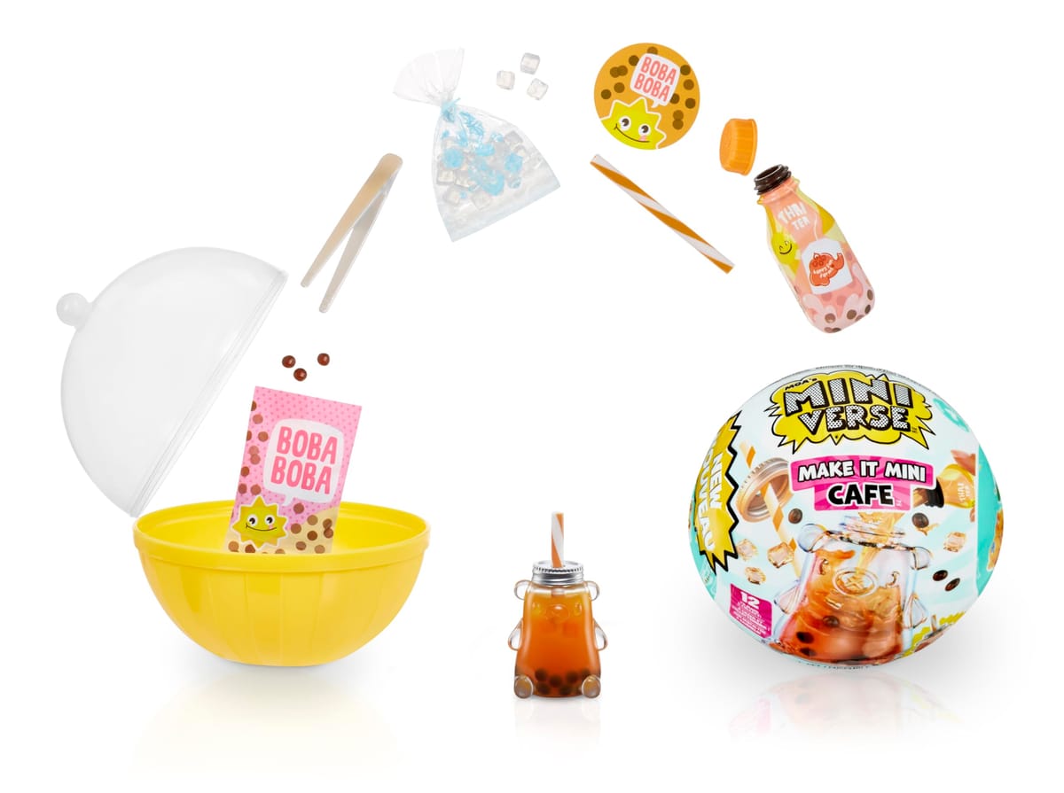 ミニカフェを作りましょう:お気に入りの食べ物がすべてミニ形になりました! MGAのミニバースは、作ったり、セットしたり、ディスプレイしたりできるオリジナルのミニコレクションです。箱を開ける:各ボールにはリアルなミニ「材料」とアクセサリーが付...