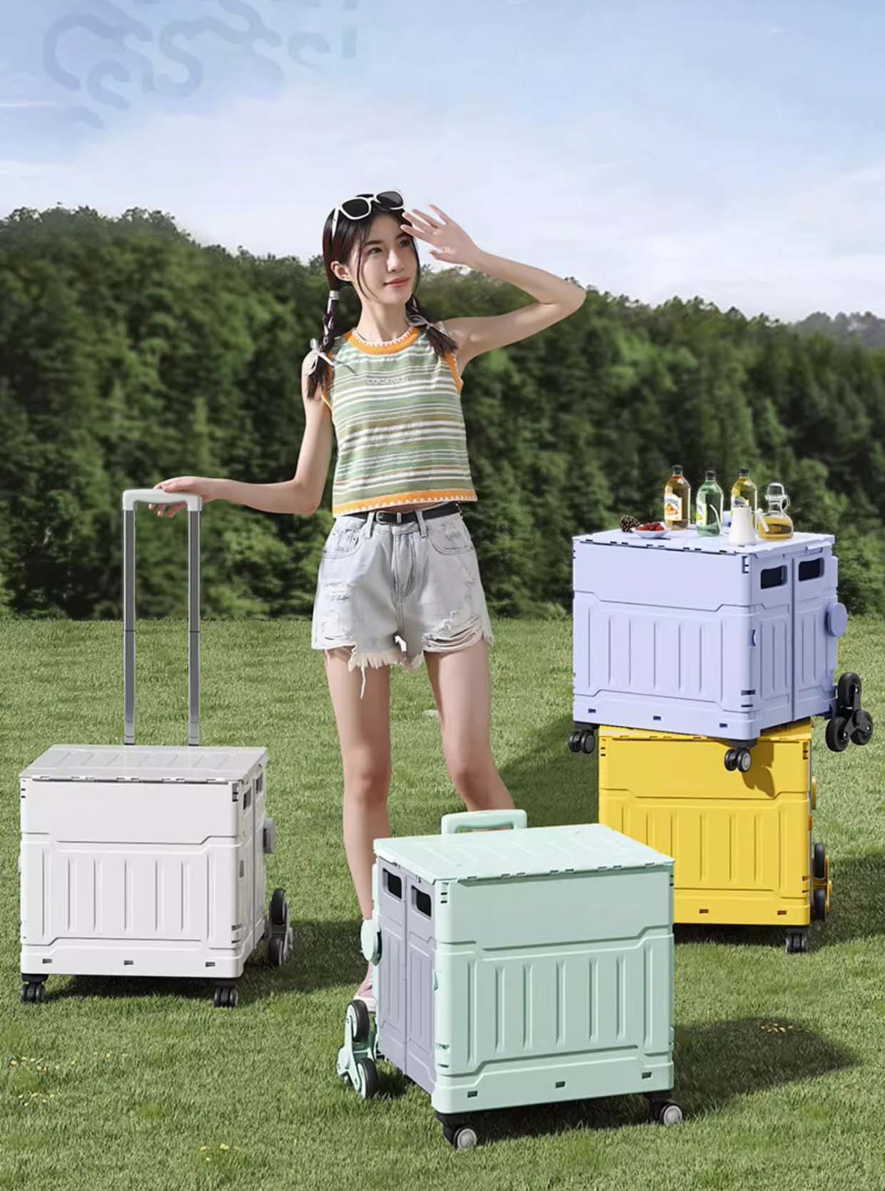 商品名 キャリーカート 産地：中国 カラー 写真通り サイズ 写真通り 【素材】 EVA おすすめポイント ●【ご注意】なるべく実物に近い色を画像で表現していますが、撮影環境・お使いのディスプレイなどの条件によって多少の誤差が生じる場合がご...