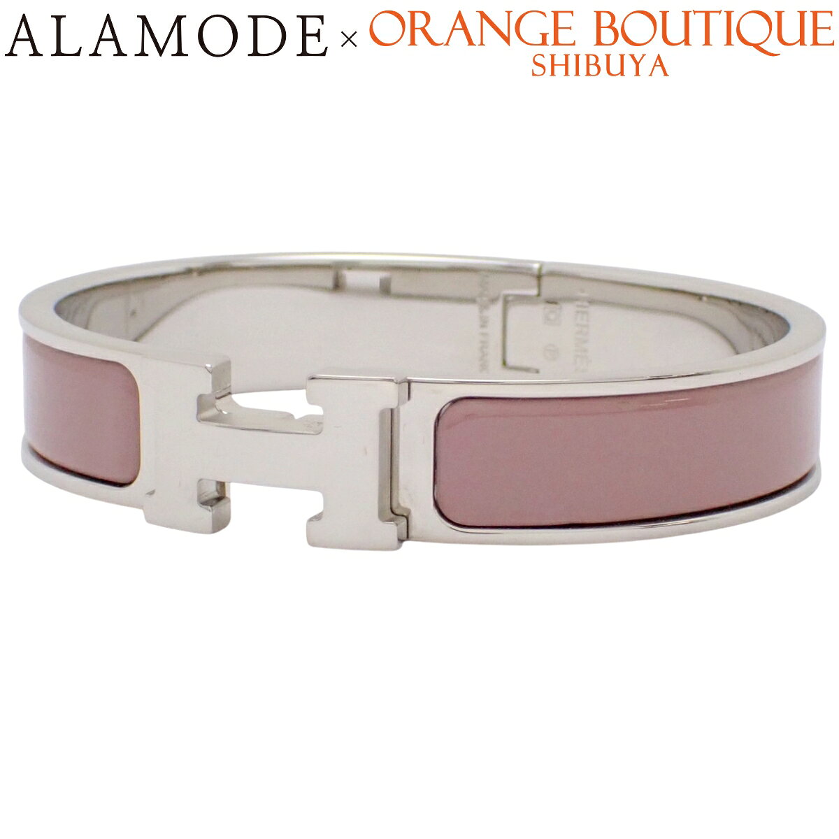 良好な中古品 管理番号 : 40802201213 ブランド HERMES モデル クリックH PM アイテム ファッションバングル サイズ ベルト幅:1.1cm腕周り:14.5cm(約) 素材 メタル エナメル カラー ピンク シルバー ...