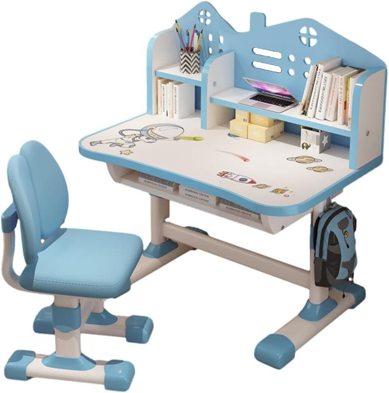 ★学習効率が倍増：科学的で整頓された学習環境は、子供たちがより良い学習、これらの学習テーブル、5つのストレージスペース、分類と整理、整然としたストレージ、机の整頓を助けることができ、子供たちが乱雑にさよならを言うことを助長し、徐々に良いスト...