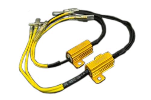 LEDウインカー取付け時に起こる、ハイフラッシャー現象（早い点滅）を防止します。 熱伝導に優れたアルミボディーを採用し、放熱性に優れたヒートシンク構造となっています。 【商品説明】 DC12V車21～27Wの車両に、本製品（25W6R）をウ...