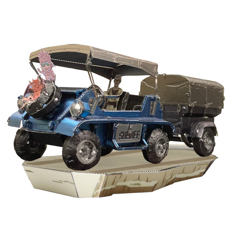 商品名サンドランド ラオ保安官の車 サイズW45×D92×H50mm 品 番TEN-T-ME-024M メーカーテンヨー 商品説明メタリックナノパズル SAND LAND サンドランド ラオ保安官の車 メタリックナノパズルとは？ エッチング...