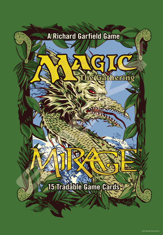 商品名MIRAGE ピース数1000 ピースサイズ通常ピースサイズ サイズ51×73.5cm 品 番ENS-1000T-510 メーカーエンスカイ 商品説明マジック：ザ・ギャザリングの当時のブースターパックパッケージがデザインされた「RET...