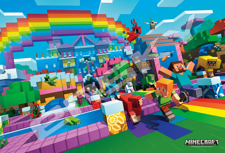 商品名World of Color ピース数300 ピースサイズ通常ピースサイズ サイズ26×38cm 品 番ENS-300-ML10 メーカーエンスカイ 商品説明『Minecraft』のマジカルピース -ライト-が新登場！ 「マジカルピー...