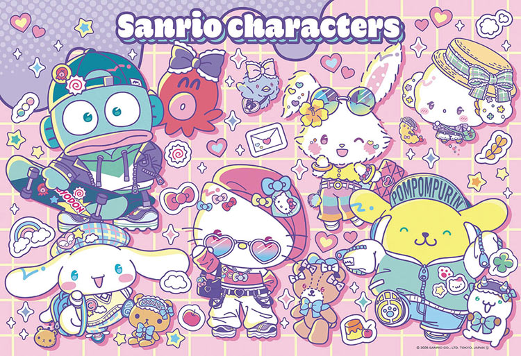 商品名爆イケ！ファッションリーダー ピース数150 ピースサイズラージピース サイズ26×38cm 品 番BEV-150L-007 メーカービバリー 商品説明この商品は予約商品となります。6月12日発売予定。 Sanrio characte...