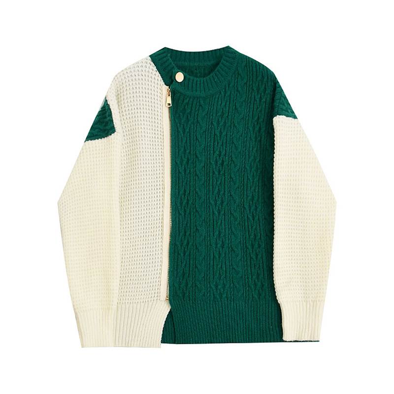 ワッフル編みとケーブル編みが一つになったジッパーニット。デザイン性のあるニットなので、おしゃれに着こなせます。サイズ S M Lサイズ(cm)S /着丈 64 /胸囲　　118　/肩幅　　59/袖丈　　46M /着丈 65 /胸囲　　120...