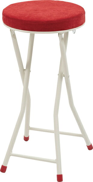 ■サイズ・色違い・関連商品▼カラー展開はコチラ▼レッド（現在表示中）ベージュダークグレーグリーンスモークブラックイエロー ■商品詳細【商品サイズ】W30×D31.5×H60(折りたたみ時:W30×D9×H80)cm　重量2kg【素材】スチー...