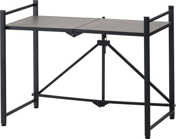■サイズ・色違い・関連商品▼カラー展開はコチラ▼ブラック（現在表示中）ホワイト ■商品詳細【商品サイズ】W62×D37×H45cm　重量5kg【素材】スチール（粉体塗装） 合成樹脂化粧繊維板【組立状態】完成品付属工具:なしお客様用意:なし組...