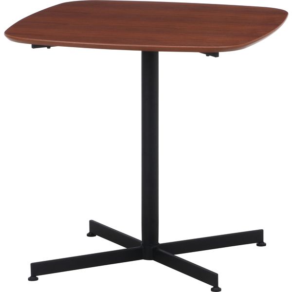 ■サイズ・色違い・関連商品■ホワイト■グレージュ■ブラウン[当ページ]■ナチュラル■商品内容木目が美しい天然木と全体を引き締めるスチールがおしゃれなカフェ空間をつくります。 天然木によく合うマットな質感のブラックフレーム。1本脚なのでスッキ...