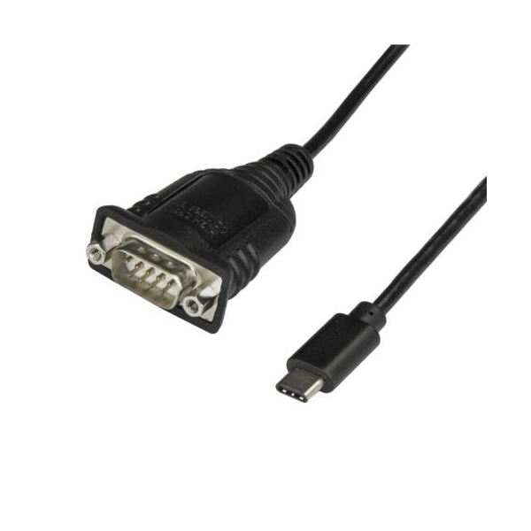 ■商品内容RS232(DB9)周辺機器をUSB-C対応端末に接続●シリアルRS-232C(DB9)装置を接続できるUSBType-Cシリアルアダプタ変換ケーブル(ブラック、ケーブル長40cm)。DB9オスコネクタはネジロックを使用。●製造、...