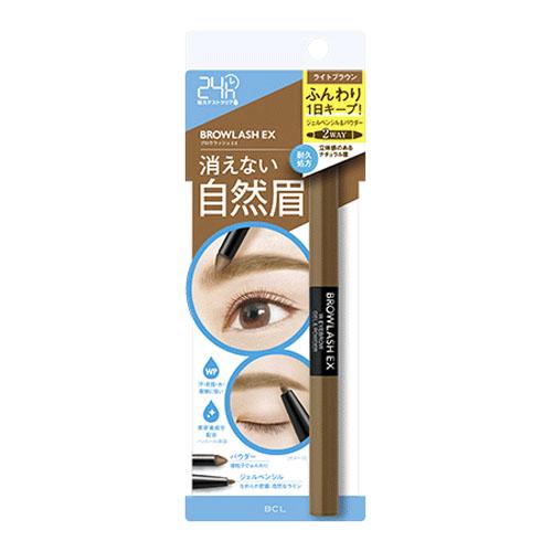消えない自然眉！24時間※汗・水・皮脂をはね返す！ジェルペンシル＆パウダーが1本になった、ウォータープルーフのWアイブロウ。時間が経つほどにピタッと密着する耐久型・揮発性シリコン処方で、メイクしたてのナチュラル眉を24時間までキープ。●ジェ...