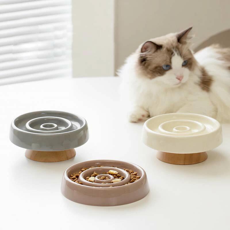 【カラー】オフホワイト(ボウルのみ)、ブラウン(ボウルのみ)、グレー(ボウルのみ) ご注意：(食器台付き)のタイプ、ボウルと食器台 取り外し不可 ※ 平置き素人採寸ですので多少の誤差はご容赦下さい。 ※ モニタ環境によって、商品の色合いが多...