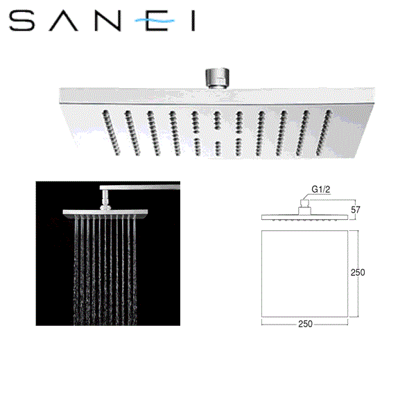 三栄水栓［SANEI］回転シャワーヘッド S1040F4 ※記載の画像価格は、税別です。SANEI S1040F4