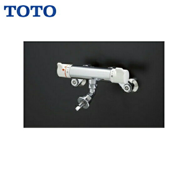 TOTO 洗濯機用水栓(緊急止水弁付)[ピタットくん] TW40S 洗濯機用壁付サーモスタット混合水栓 緊急止水弁付 逆止弁 止水弁 回転TOTO TW40S