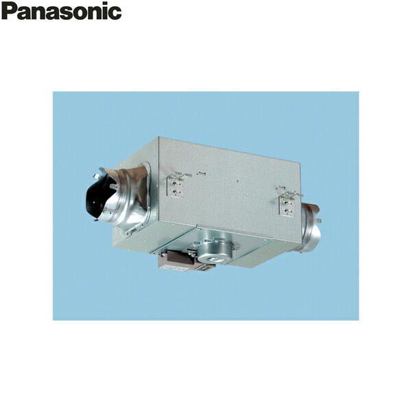 パナソニック[Panasonic]中間ダクトファン 居間・事務所・店舗・湯沸室用 FY-23DZM4 スイッチ別売：FY-SV11W 適用パイプΦ150mm 風圧式シャッター 強-弱速調付 材質：本体＝鋼板製　羽根＝鋼板製 吊金具付 電源接...