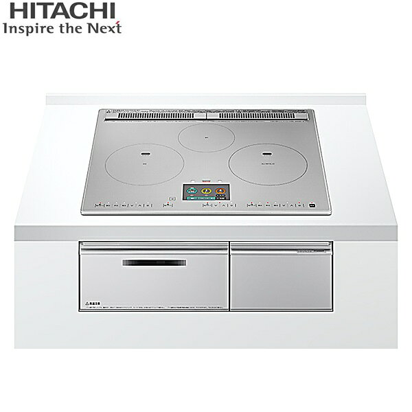 日立 [HITACHI] ビルトインIHクッキングヒーター HT-N2000STF(S) N2000Tシリーズ 設置タイプ: ビルトイン3口IH ヒーター: 3口IH オールメタル対応 トッププレート幅: 60cm カラー: プレミアムシル...