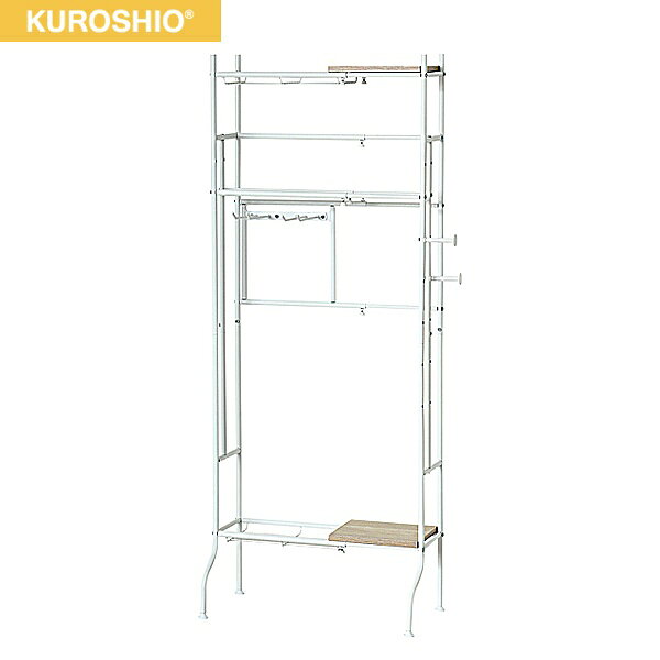 お届けはメーカー直送便となります。ご購入前に必ず、メーカー直送便Bの詳細をご確認下さい。クロシオ[KUROSHIO]スポーツ用品ラック 22858 色・柄: ホワイト 仕様: 組立式 商品サイズ: W40~60×D30×H151.5cm 商...