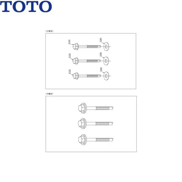 TOTO 固定シャワー取付ねじ(THK20用) THK21TOTO THK21