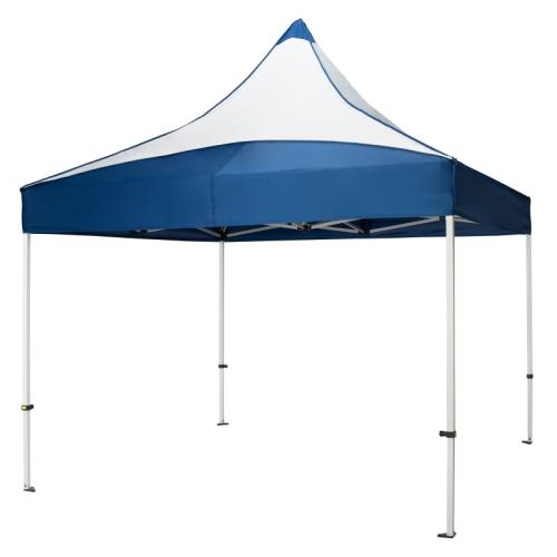 奥行180cm×間口180cm×棟高222〜254cm(軒高149〜181cm)重量：21kg白：90　緑：500　青：700　青×白：901　緑×白：920脚部：外パイプ:3.5cm角内パイプ:2.8cm角材質：天幕:上部ターポリン2類下...