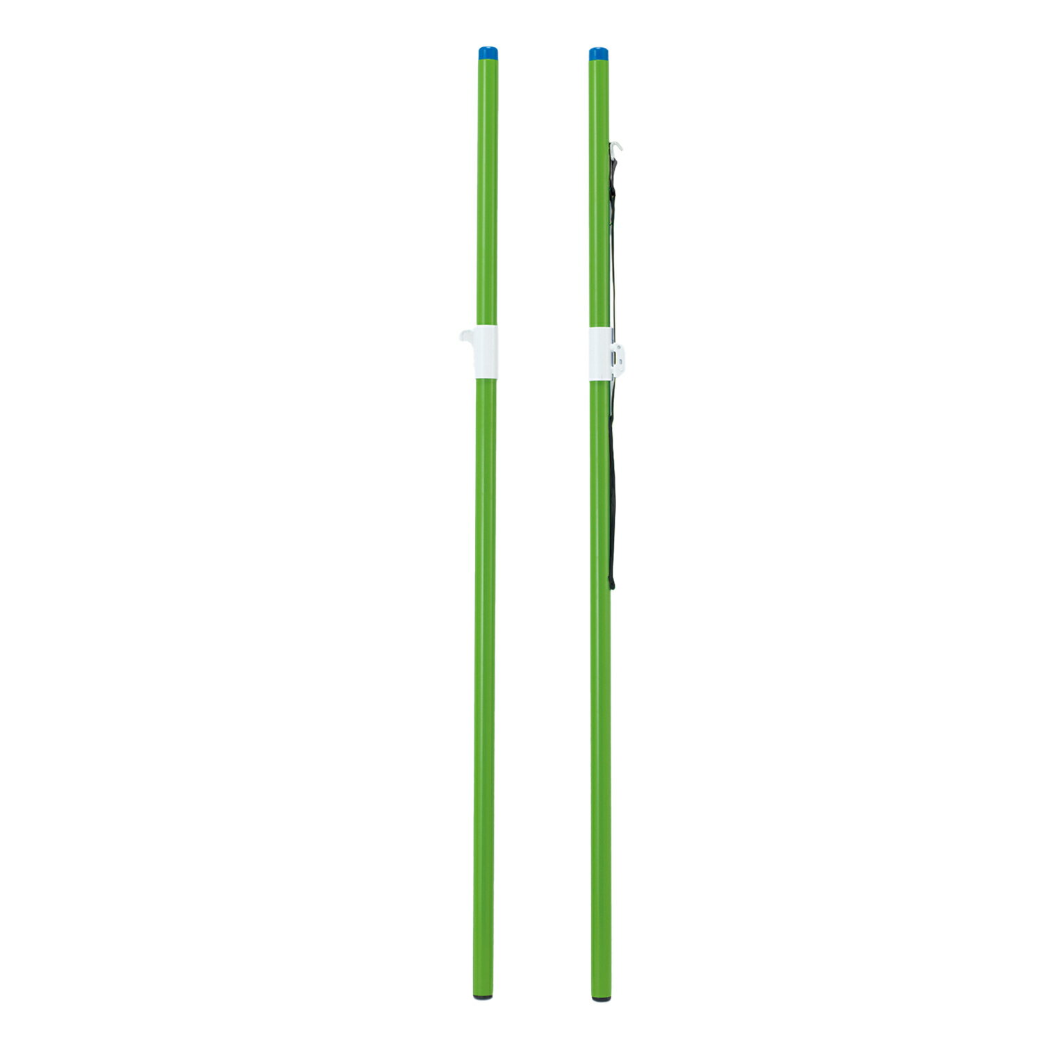 商品情報 高さ：155cm（埋込部を除く）直径：4cm質量：11.9kg/組素材：本体 スチール（肉厚 3.5mm） ヘッド部 樹脂 底部 ゴム片側ベルト式日本製操作が簡単な片側ベルト式で、ネットを確実に固定できるバドミントン支柱（検定品）...