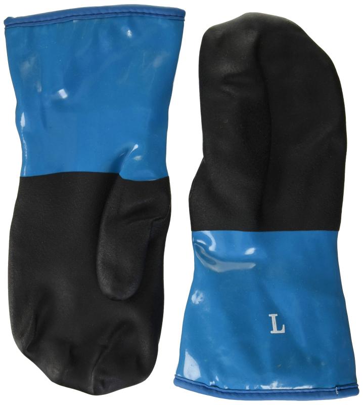 三重化学工業 ハイブリッドパイルミットミトン　Lサイズ No.739色；ブルー　サイズ；L　全長30cm　手の平周り；24cm 材質；ポリ塩化ビニール、ニトリルゴム、綿