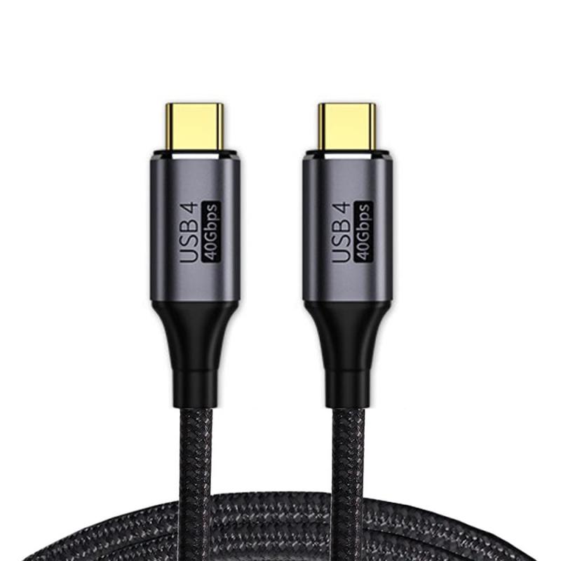 Xiwai 0.3M USB4ケーブル40Gbps、100W充電および8K @ 60Hz 5K @ 60Hz USB4.0 Thunderbolt3/4と互換性があります0.3M USB4ケーブル40Gbps、100W充電および8K @ 6...