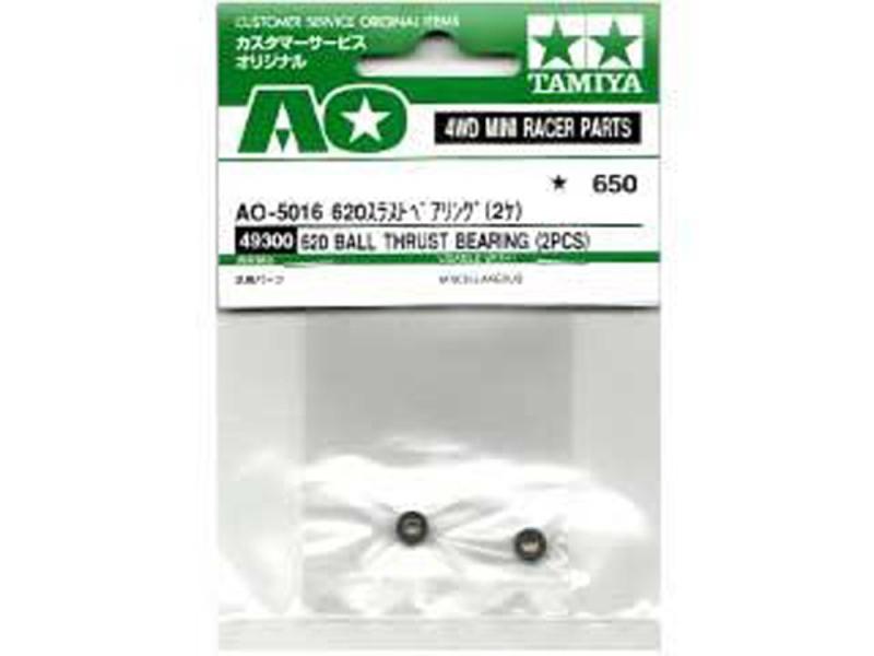 タミヤ RCパーツ (AO) AO-5016 620スラストベアリング (2個) 49300常にベストなコンディションを保つために、磨耗や疲労したパーツは早めに交換。RCカーの修理やメンテナンスにお使いください。620スラストベアリング×2個。