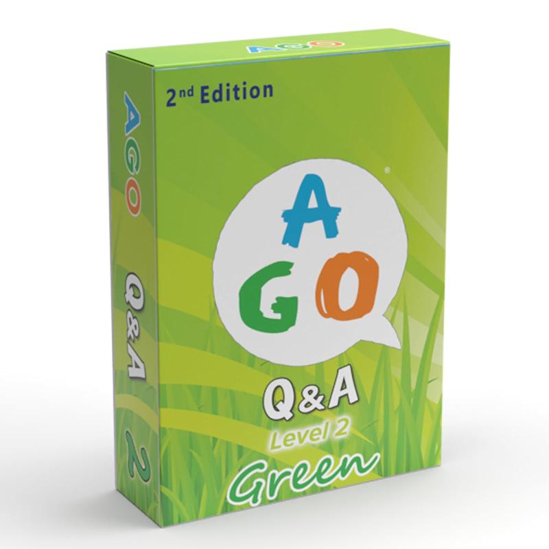 AGO Q&amp;A グリーン レベル2 第2版 英語 カードゲーム AGO Card Game Q&amp;A Green Level2 2nd Edition本体サイズ: 約 64 x 89 x 19 mm<br>カードサ...