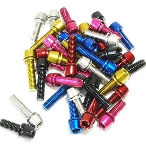 FF-R ステンレスカラーボルト・M5×20・6本入 [TL-109F-520] ピンクブランド FF-R サイズ M5×20 重量 約4g 展示形態 ブリスター/台紙 素材 ステンレス 特徴 ・サビに強いステンレス製 ・豊富なカラーでドレ...