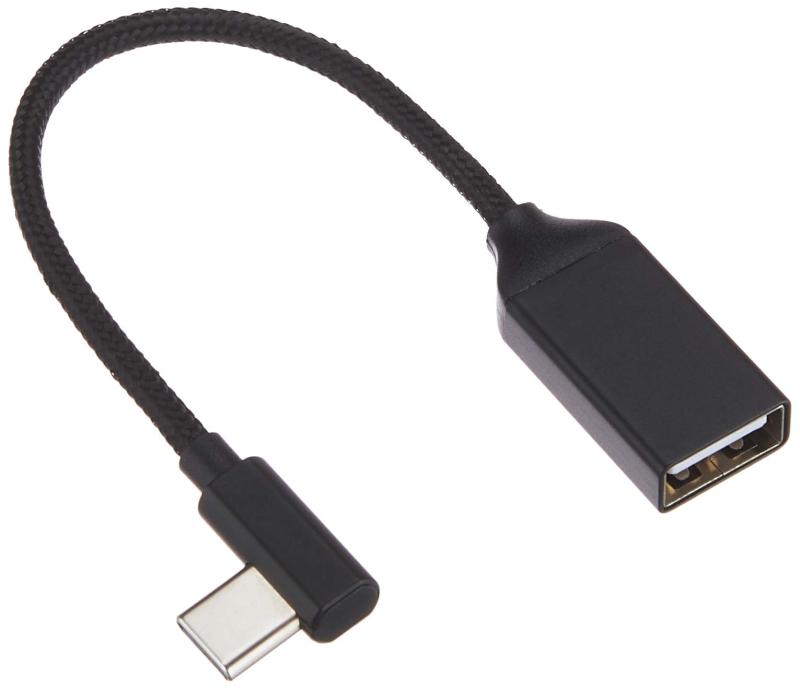 アイネックス USB Type-Cホストケーブル C - A L型 10cm U20CA-LF01TUSB 2.0/1.1規格対応High-Speed (480Mbps: 理論値) 対応コネクタ形状ホスト側: USB Type-C オス 横...