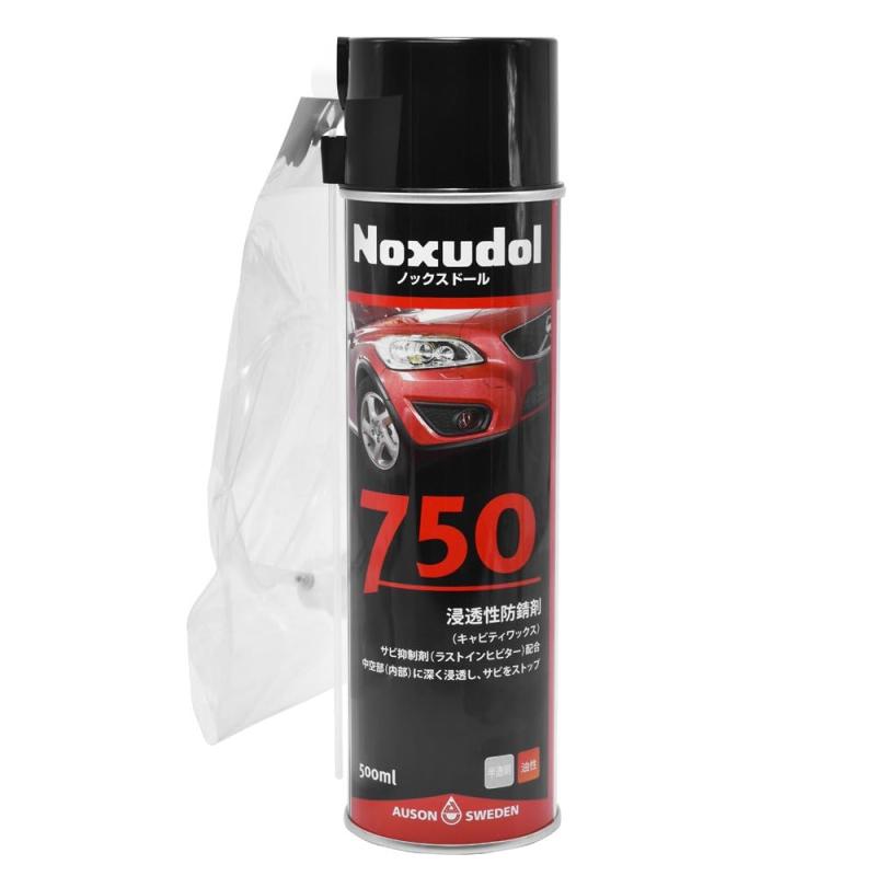 Noxudol (ノックスドール) 750 500mlエアゾール [HTRC3][容量] 500ml[表面硬さ] 軟質[色] 薄黄褐色[推奨膜厚] 50ミクロン
