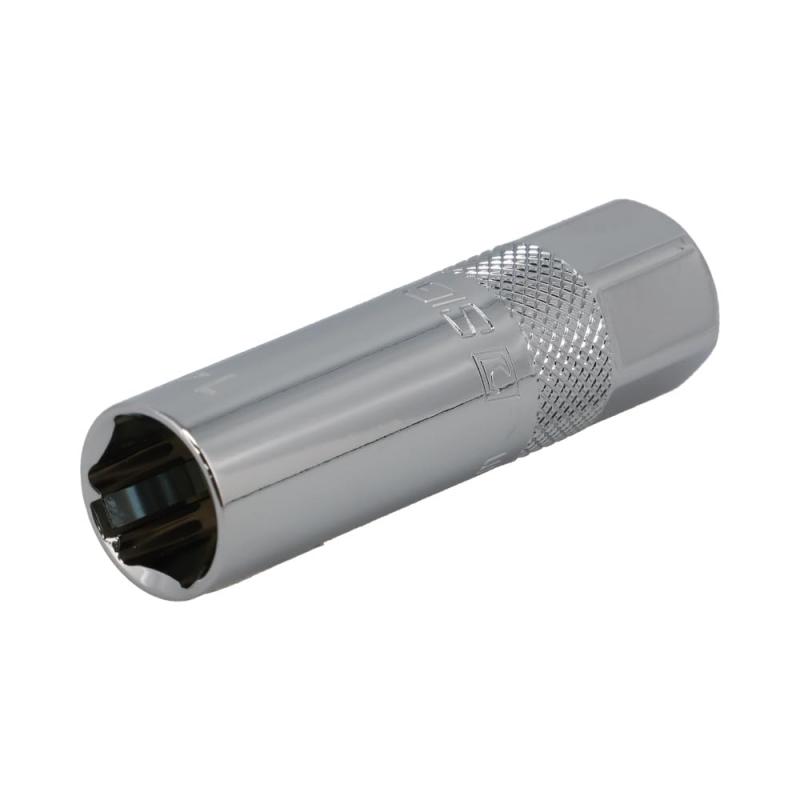 SIGNET シグネット 差込角3/8DR クリップ式プラグソケット 対辺14mm 全長65mm 12239差込角(DR)：3/8、対辺(mm)：14、全長(mm)：65、ソケット外径(mm)：18、差込部外径(mm)：15、重量(g)：6...