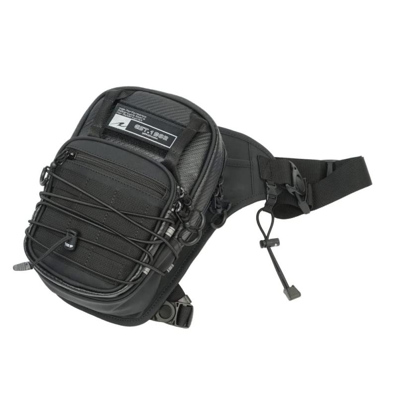ラフ&amp;ロード(ROUGH&amp;ROAD) バイク用 コンバットホルスター カーボン RR9704 3.3リットルSIZE： W17×D10×H26cm（最大）容量： 3.3リット