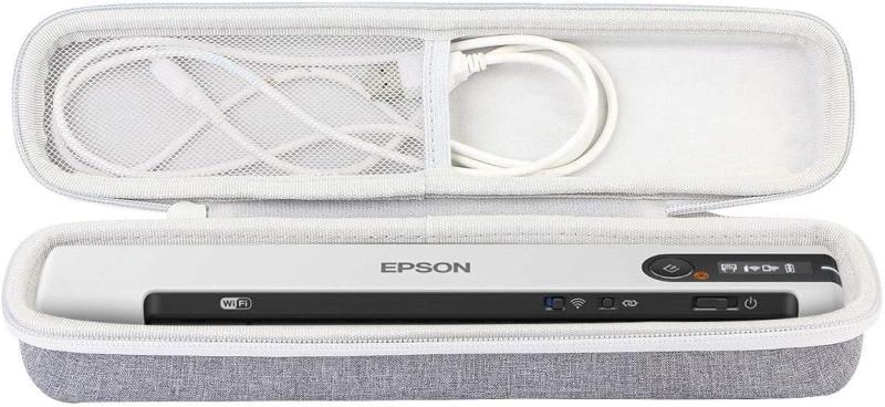 co2CREA 対応 エプソン Epson スキャナー ES-50/ES-60W/ES-55R/DS-70/DS-80W専用収納ケース オフホワイト【ぴったりフィット 】エプソン Epson スキャナー ES-50/ES-60W/ES-55...