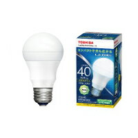 メーカー： TOSHIBA /東芝ライテック　　　　 ［一般電球形　広配光　LEDランプ］ 50/60Hz共用 質量：65g 密閉器具対応 最大光度：66cd 平均演色評価数：Ra70 定格入力電圧：100V ※LDA5N-G-K/40Wの...