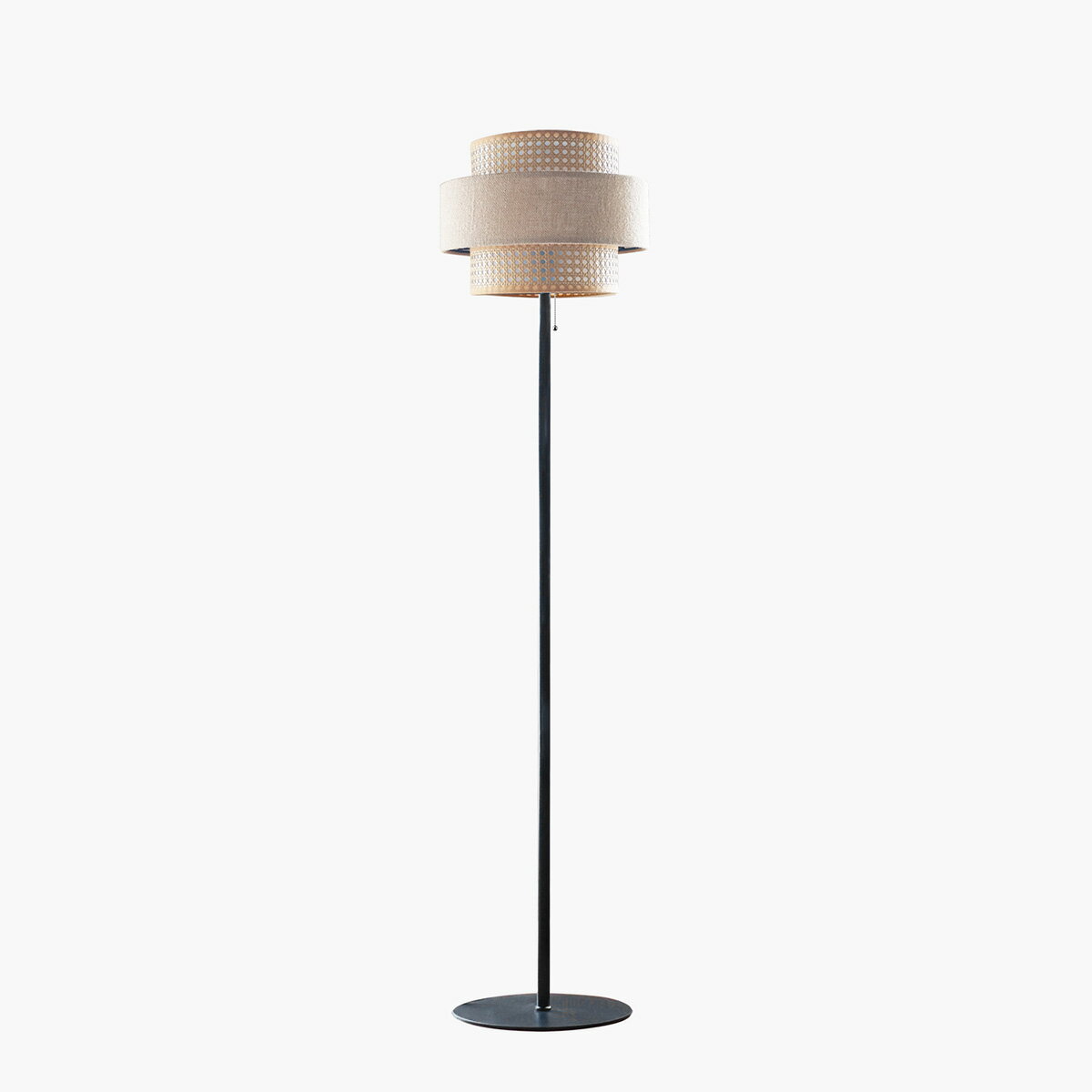 メーカー： HERMOSA / ハモサ シリーズ名：RIEDEN FLOOR LAMP [Size] H1450 mm [Shade size] φ350 × H255 mm [Base size] φ300mm [Material] BA...