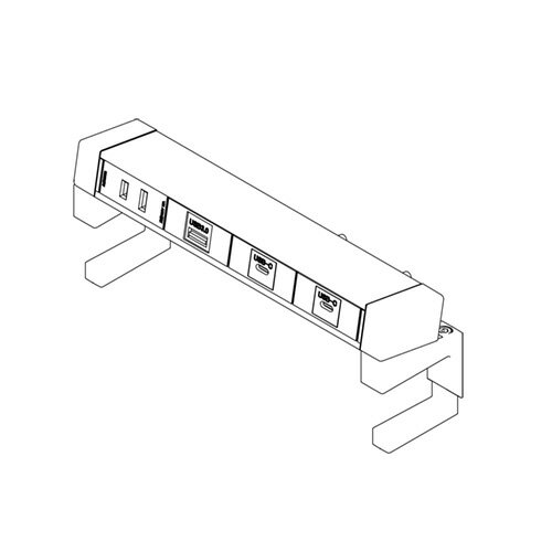 メーカー： 石黒製作所 ブランド名：PLA-PART　/　プラパート シリーズ名：クランプ式コンセント[外付けタイプ] 電源/USB-A/USB-A/USB-C タイプ：4口タイプ サイズ： クランプ装着時：W207×54.2×70.4〜9...