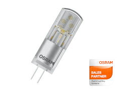 メーカー： OSRAM / オスラム シリーズ名： LED STAR PIN 定格消費電力： 2.4W （ 2.4ワット ） 【口金付近が円柱形になっていますので、ご使用の器具に収まるかをご確認下さい。】 ハロゲンランプ　OSRAM 644...