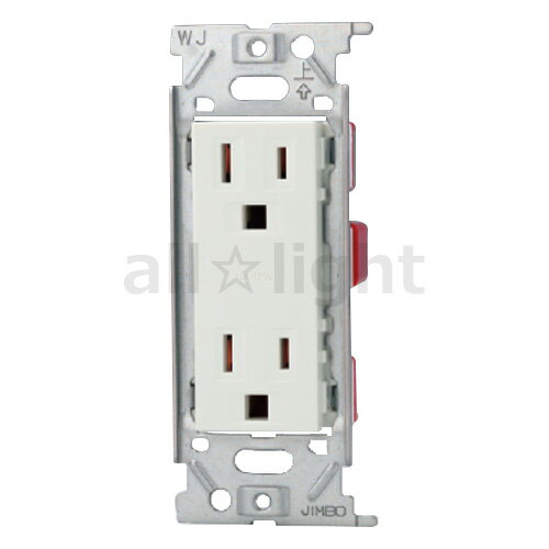 メーカー：JIMBO / 神保電器　　 シリーズ名： ニューマイルドビー／NKシリーズ 埋込コンセント　　　 ※この商品は電気工事士による取付工事が必要です。　資格を有しない一般消費者は、取付・取替工事を行うことは法律上できません。 ※受注...