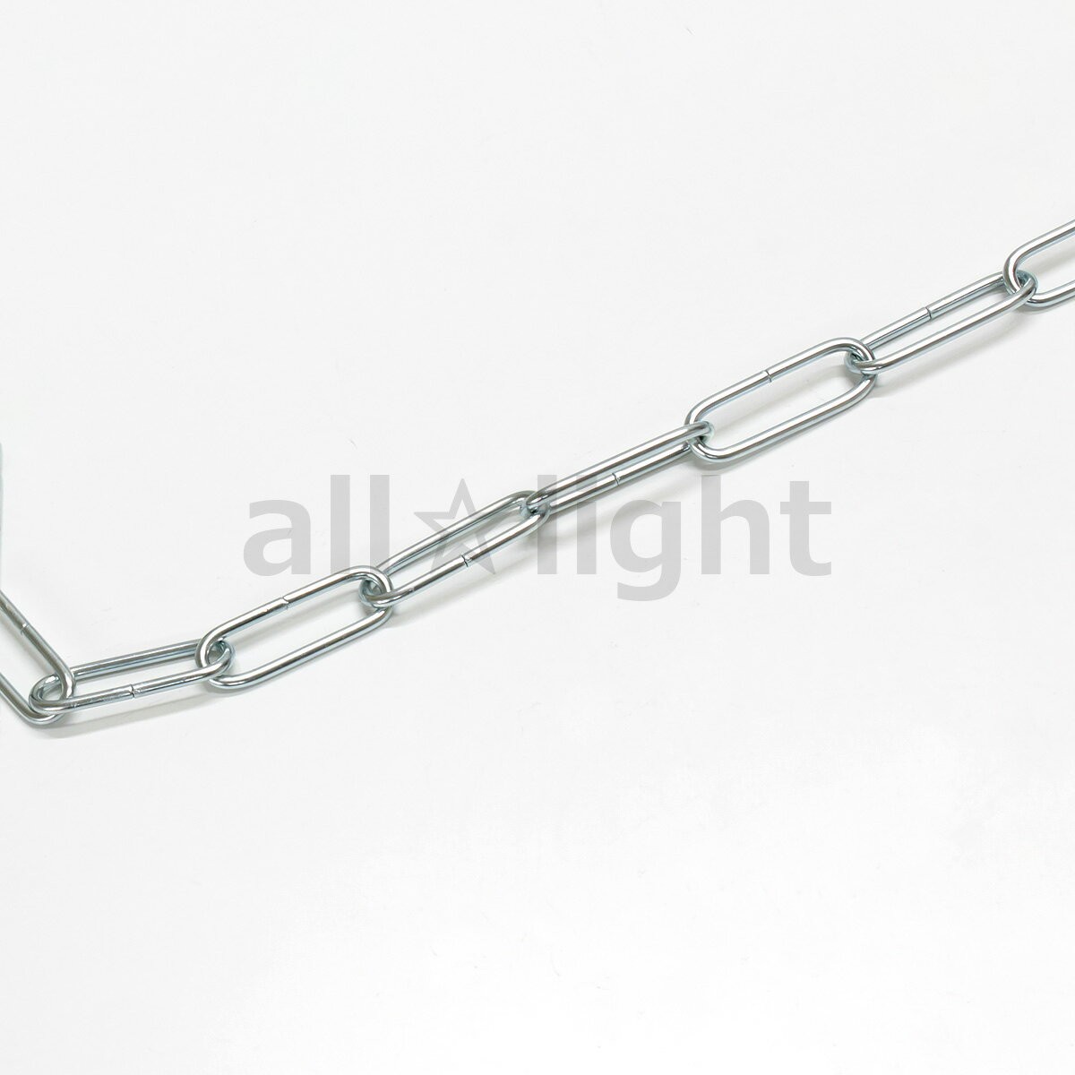 シリーズ名：蛍光灯用クサリ　＃11　ユニクロメッキ 40W×2本器具用 寸法：42.8mm×14.8mm　φ2.9mm カラー：ユニクロメッキ 材質：鉄製 関連キーワード チェーン チェン吊 チエン CHAIN 鎖 吊下げ ハンギング クサ...