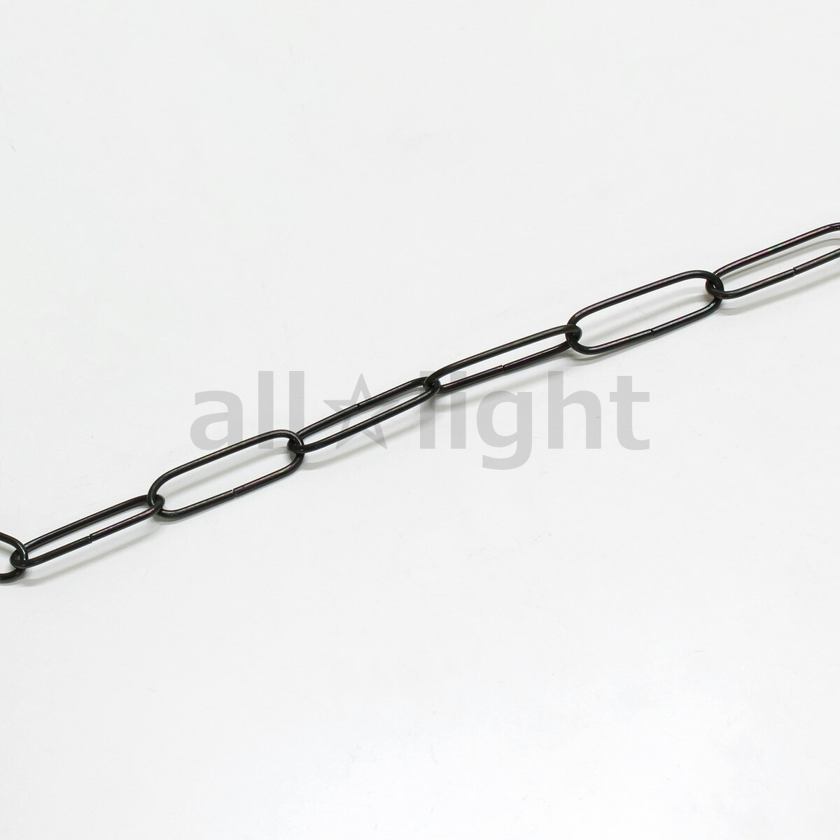 シリーズ名：蛍光灯用クサリ　＃13　黒メッキ 40W×1本器具用 寸法：42.4mm×12.4mm　φ2.2mm カラー：黒メッキ 材質：鉄製 関連キーワード チェーン チェン吊 チエン CHAIN 鎖 吊下げ ハンギング クサリ くさり ...