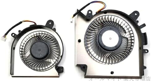 商品の特徴・状態：新品、未使用・交換用CPUとGPU冷却ファンMSI Katana GF76 Pulse GL76 MS-17L1 GF66 11UC Pulse GL66 11UEK MS-1581 DC5V ノートパソコン ファン・入札...