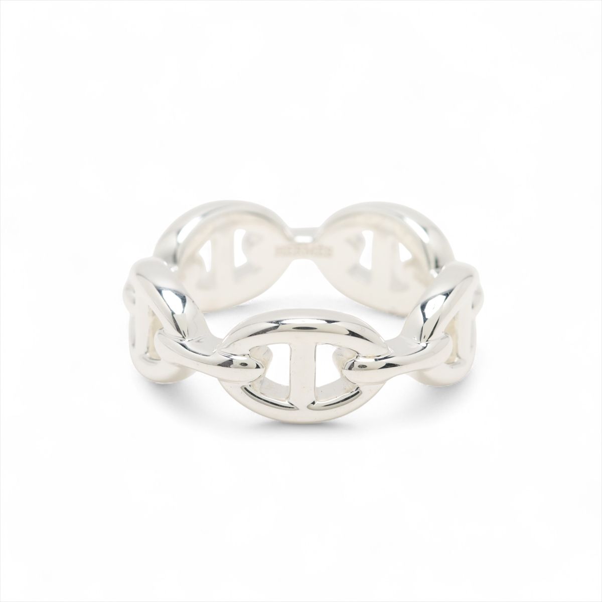 商品番号 A4009782 カテゴリ リング ブランド エルメス 商品ランク A サイズ 表記サイズ：52 号数：11 付属品 箱 カラー シルバー 素材 925 モデル シェーヌダンクル アンシェネ 備考 僅かにスレ キズ くすみ 変色と...