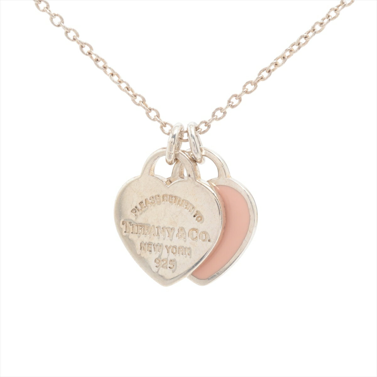 商品番号 A4173919 カテゴリ ネックレス ブランド ティファニー 商品ランク AB サイズ チェーン長さ：約41 トップW約1 x H約1.4 付属品 なし カラー ピンク×シルバー 素材 925 モデル リターントゥティファニー ...