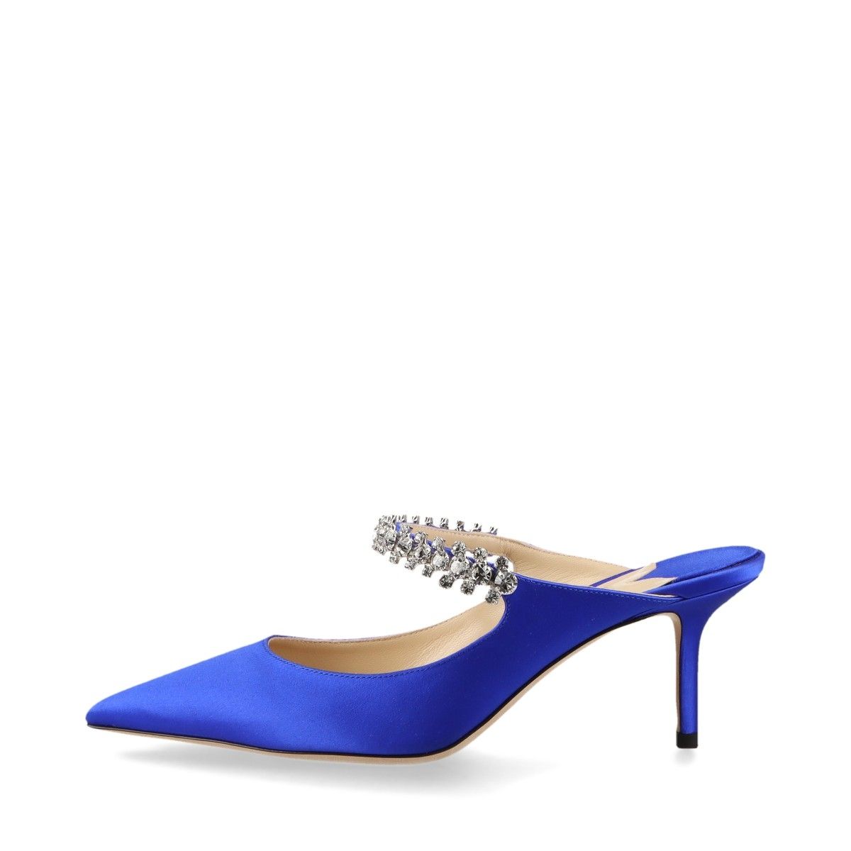 商品番号 A4244081 カテゴリ パンプス ブランド ジミーチュウ 商品ランク AB サイズ 表記サイズ：37 くつ幅:約8.5 ヒール高：約7.5 付属品 なし カラー ブルー 素材 サテン×レザー モデル BING 備考 目立たない...